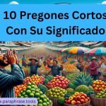 10 Pregones Y Su Significado - Paráfrasis