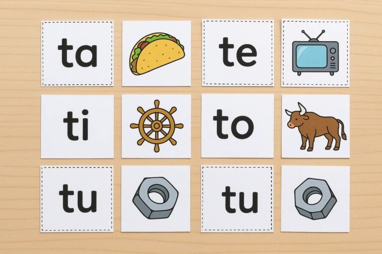 Cómo enseñar sílabas Ta Te Ti To Tu: Actividades y Ejercicios - Paráfrasis
